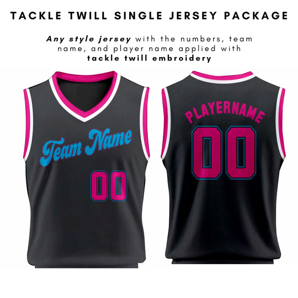 Tackle Twill Embroidery Single Jersey Package – Fc Sports